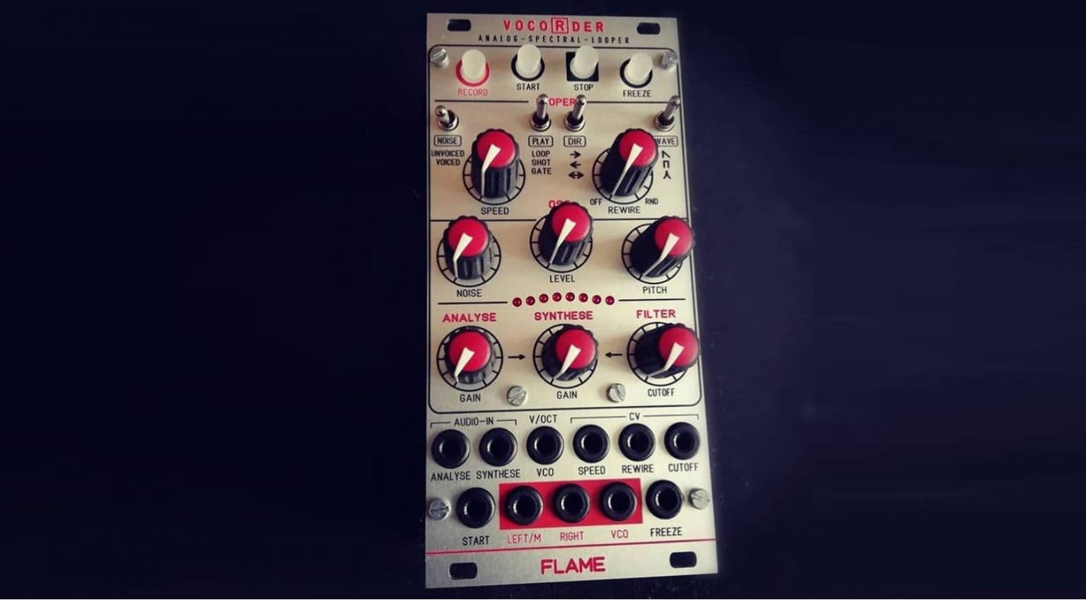 Flame VOCORDER: vocoder analógico modular espectral con looping ...