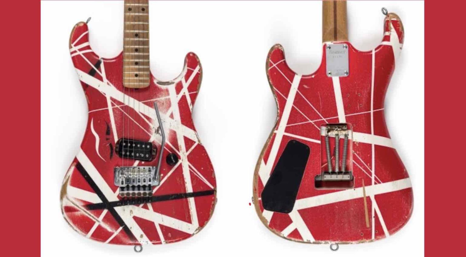 Subasta de la Kramer de Eddie Van Halen en Hot for Teacher - gearnews.es