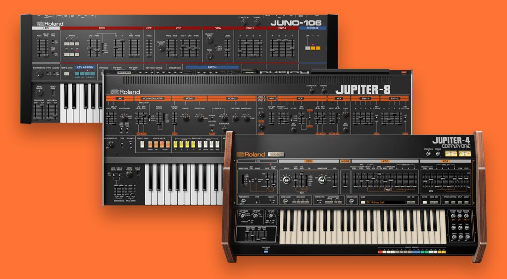 Nuevas actualizaciones de Roland Cloud JUPITER-4, JUPITER-8 y JUNO 106 ...
