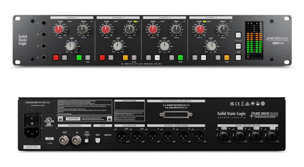 Actualiza tu sistema con los preamplificadores de micrófono SSL Pure ...